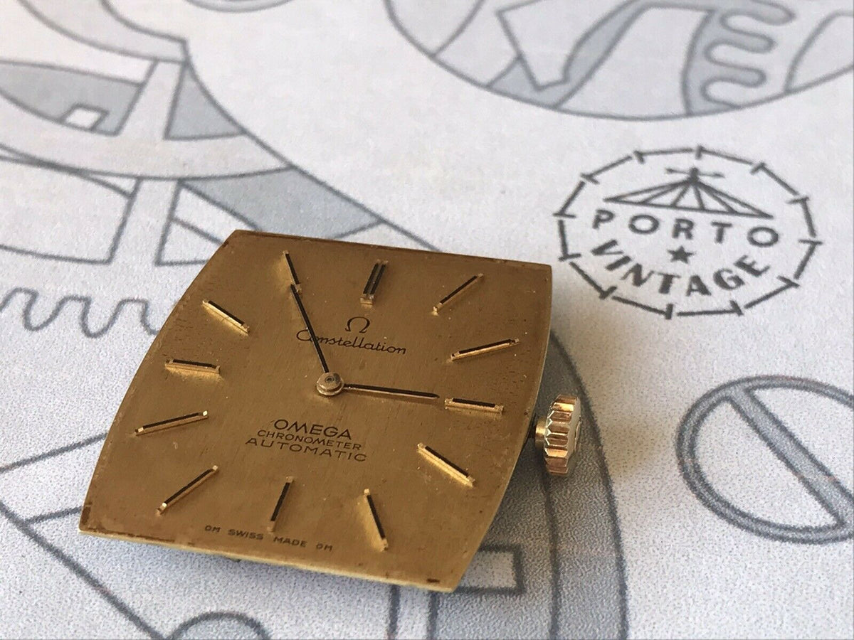 Omega Constellation Cal: 712 Solid Gold Dial , RARE Watch Movement ...